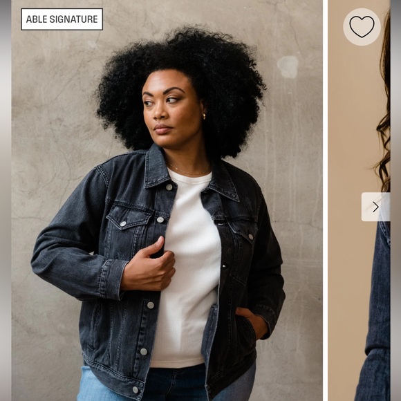 Able | Jackets & Coats | Able Merly Denim Jacket | Poshmark